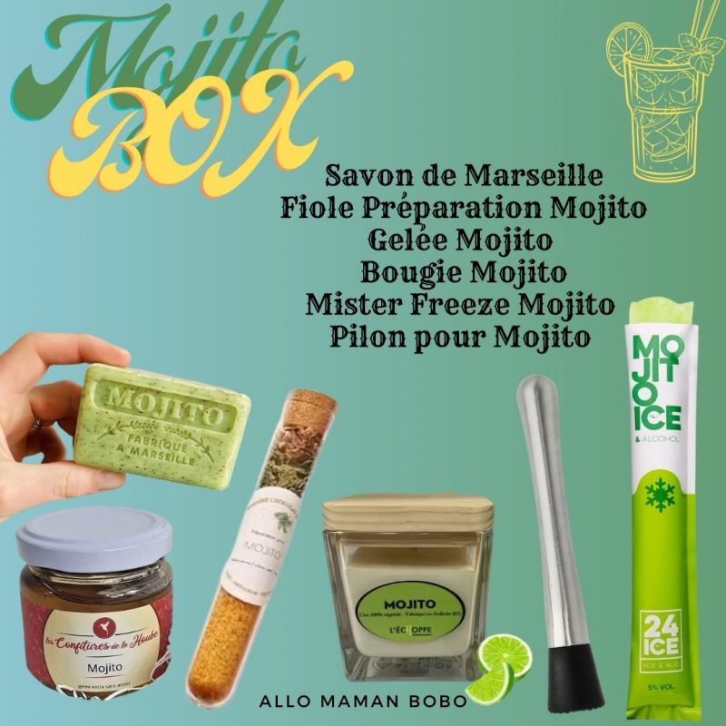 Box Cadeau Mojito - Meilleure idée cadeau anniversaire - summer